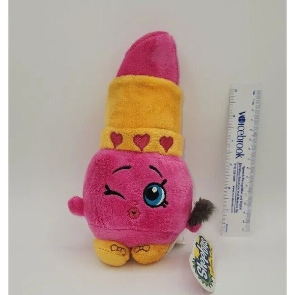 Fiesta | Toys | Fiesta Shopkins Lippy Lips Lipstick 2 Plush Pink ...